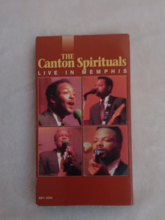 VHS | Other | The Canton Spirituals Live In Memphis Vhs Cassette ...
